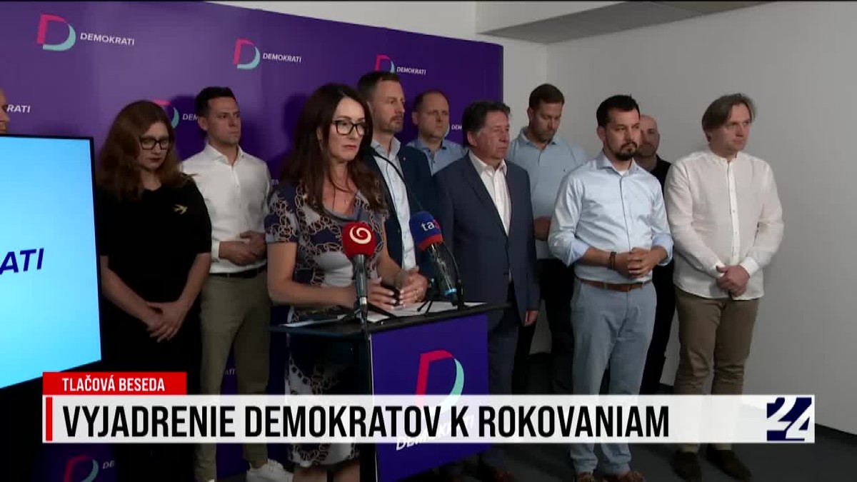 Tlačová beseda strany Demokrati k otázkam okolo spájania menších strán