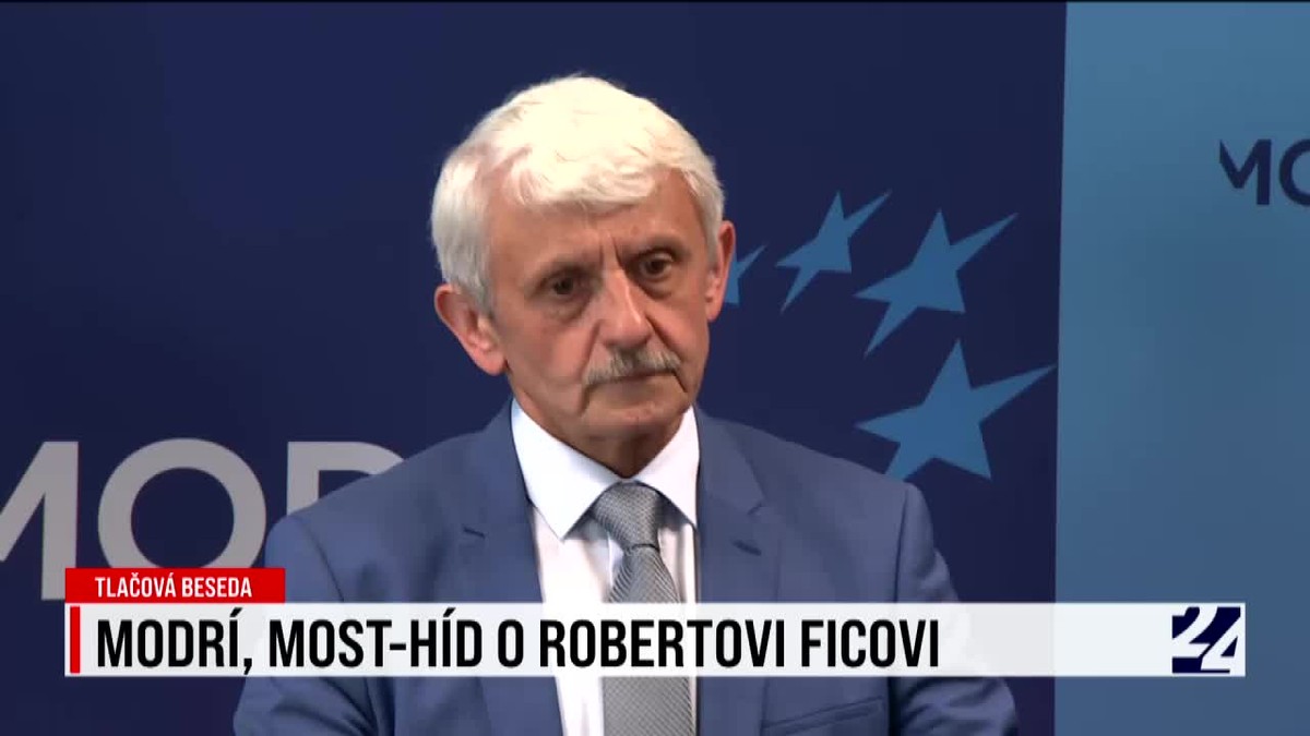 Tlačová beseda strany Modrí, Most-Híd o Robertovi Ficovi