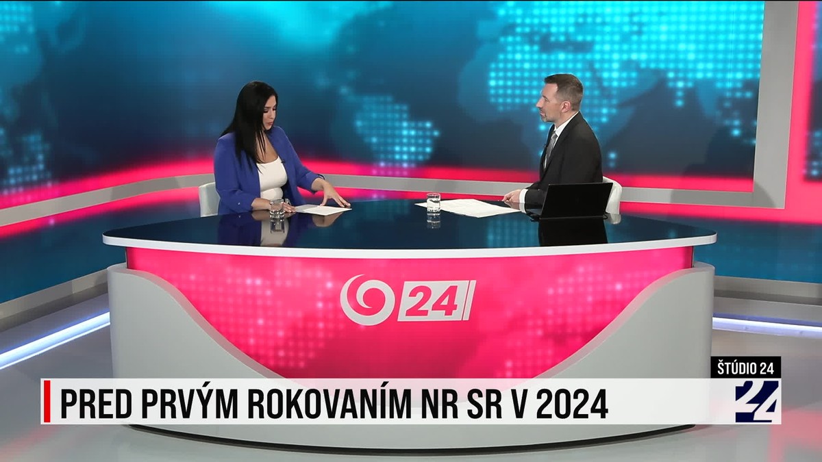 Štúdio 24 pred prvým rokovaním NR SR v 2024