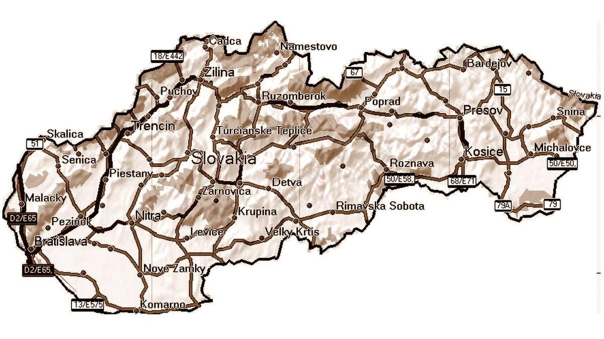MAPA. Najnebezpečnejšie úseky slovenských ciest