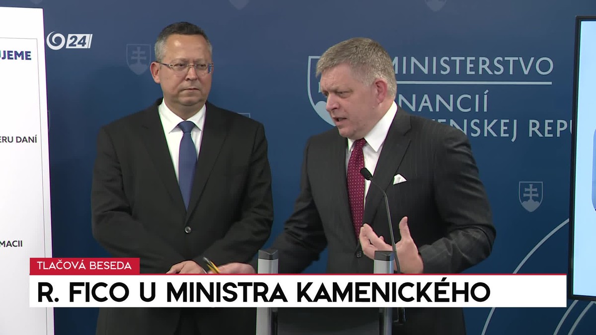 Tlačová beseda: Robert Fico na ministerstve financií