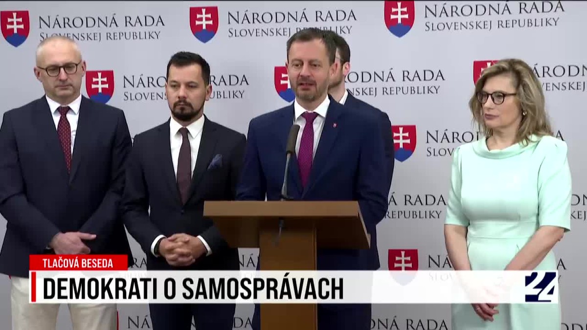 Tlačová beseda strany Demokrati o samosprávach
