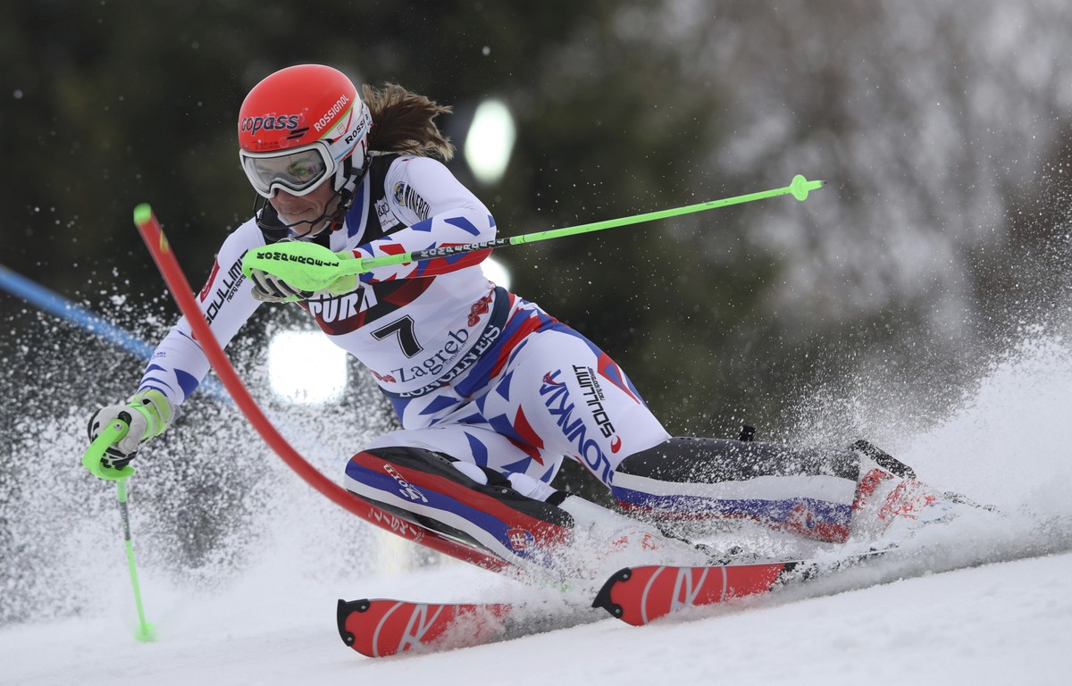 Vlhová deviata v obrovskom slalome Svetového pohára v Kranjskej Gore