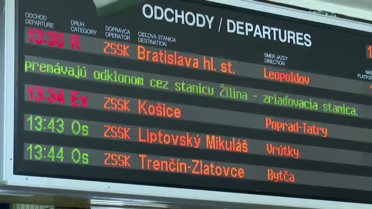 Slovenské železnice sú dlhodobo zanedbávané, hnevajú sa Česi