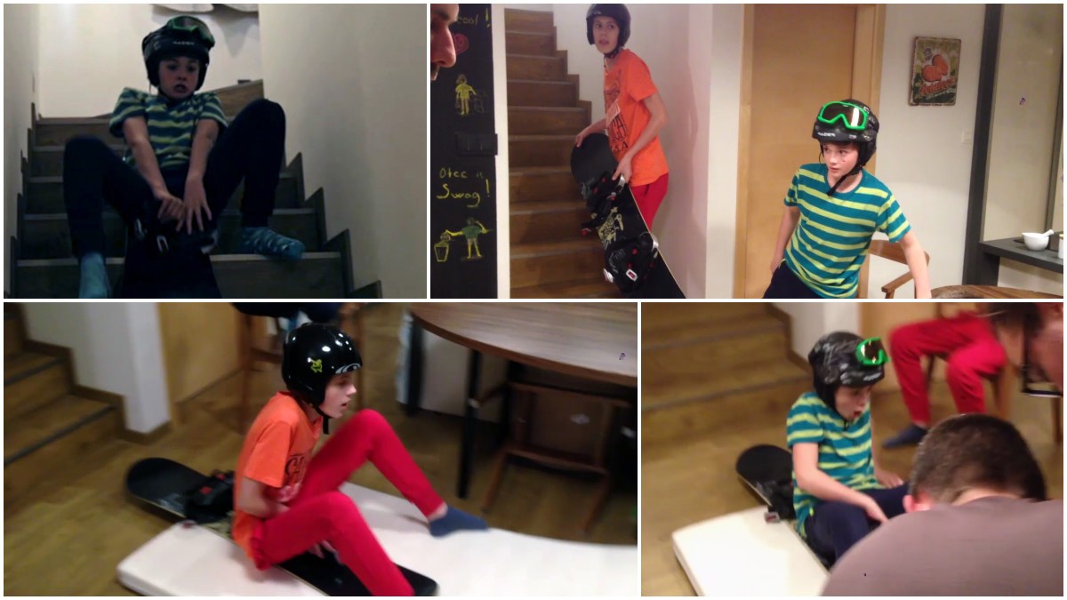 Ako v lete na saniach: Takto sme točili bláznivú jazdu na snowboarde ...