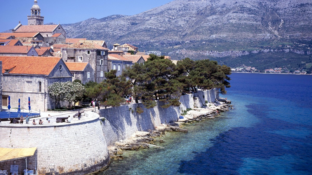 Chorvátsko Split more červené | Chorvátsko