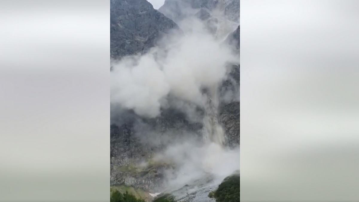 VÝSTRAHA! Pád kamennej lavíny v Tatrách vzbudzuje strach