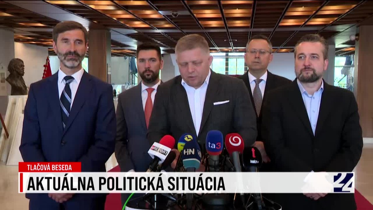 Tlačová beseda strany Smer o aktuálnej politickej situácii