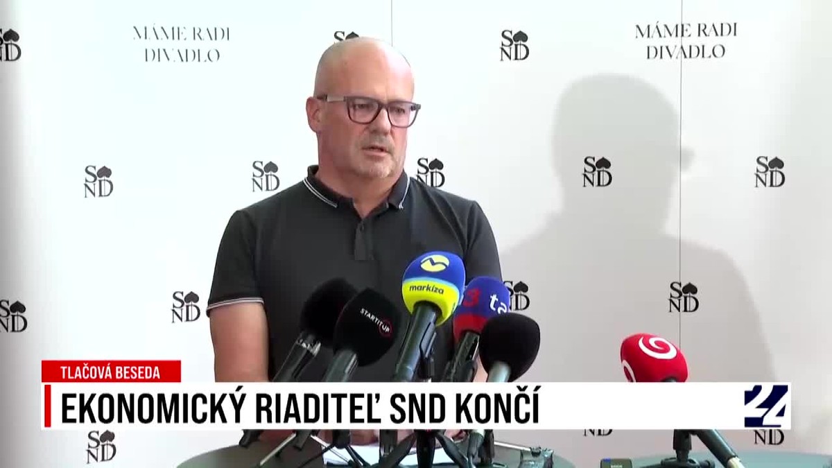 Tlačová beseda o konci ekonomického riaditeľa SND
