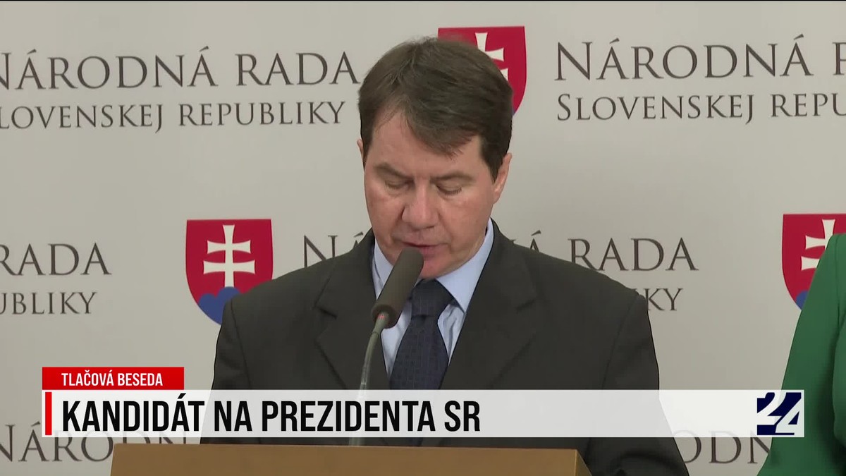 Tlačová beseda strany Za ľudí o kandidátovi na prezidenta