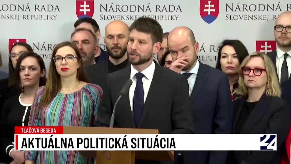 Tlačová beseda strany PS o aktuálnej politickej situácii