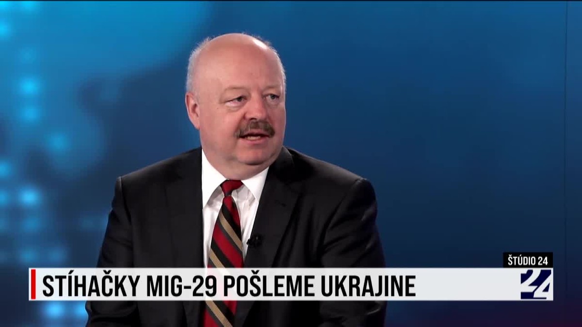 Stíhačky MiG-29 Slovensko definitívne pošle Ukrajine. V Štúdiu 24 ...