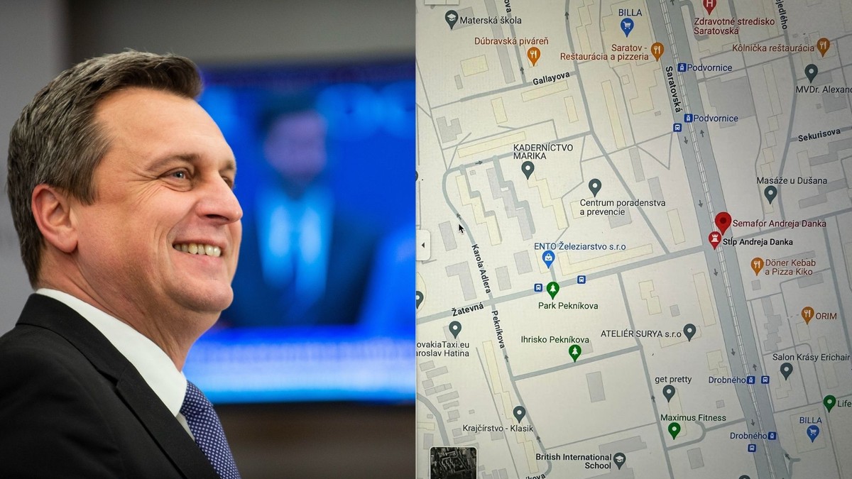 Semafor Andreja Danka či pútnické miesto. V navigácii sa objavila ...