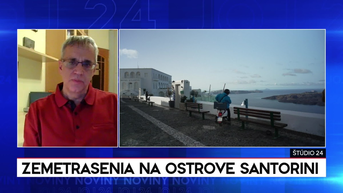Štúdio 24: Zemetrasenia na ostrove Santorini