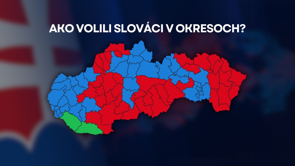 Takto sa volilo v jednotlivých krajoch a okresoch