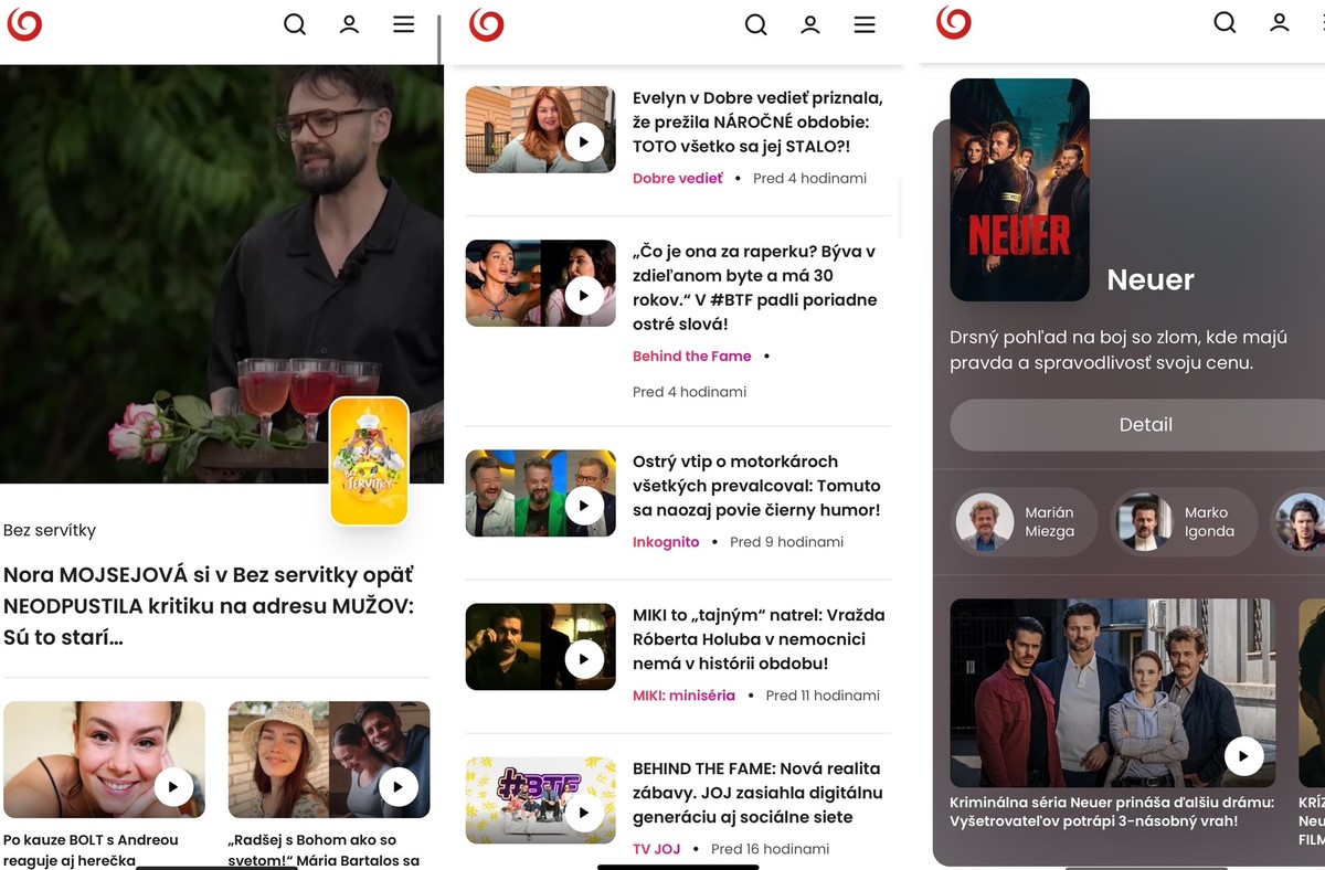 Vynovený web JOJky sa spája s JOJ play: Portál, ktorý myslí na divákov