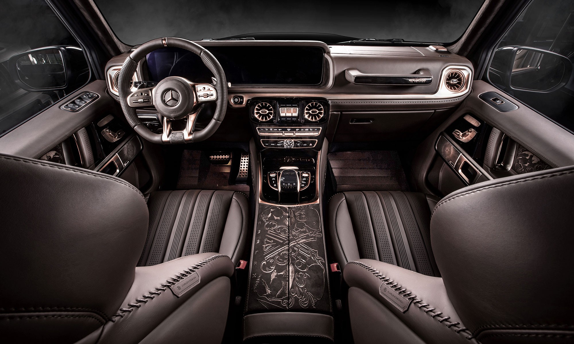 Popis | Mercedes-Benz G63AMG Steampunk Edition | Interiér