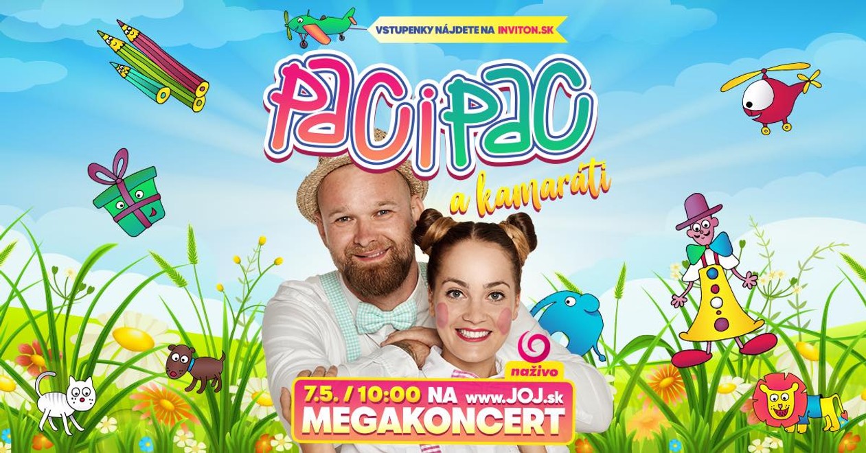 Paci Pac naživo u vás doma!