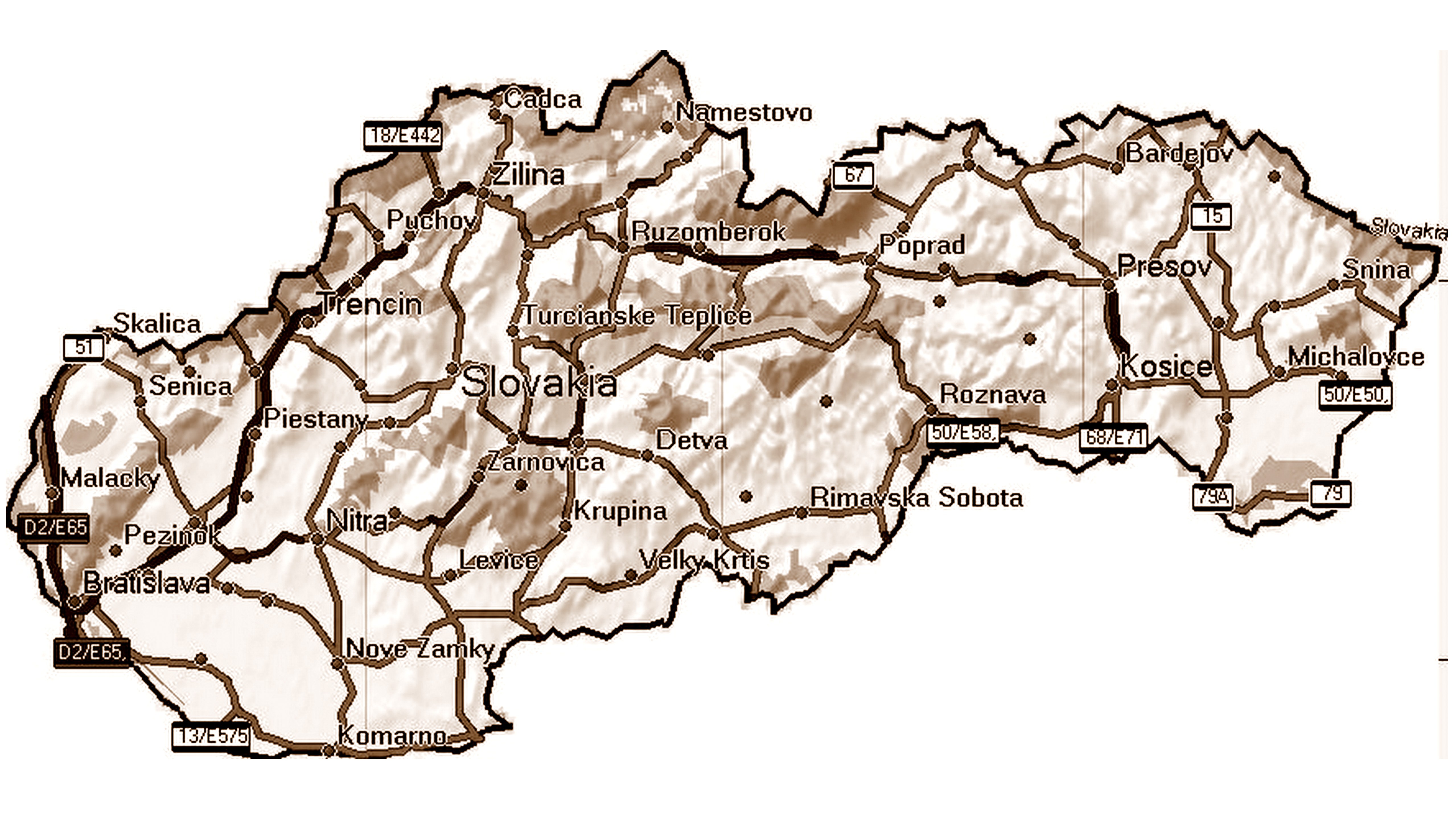 MAPA. Najnebezpečnejšie úseky slovenských ciest | Noviny.sk